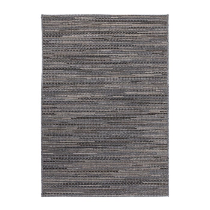 Tapis en Osier à Poils Courts "Bali" Gris 80 x 150 cm | Leroy Merlin