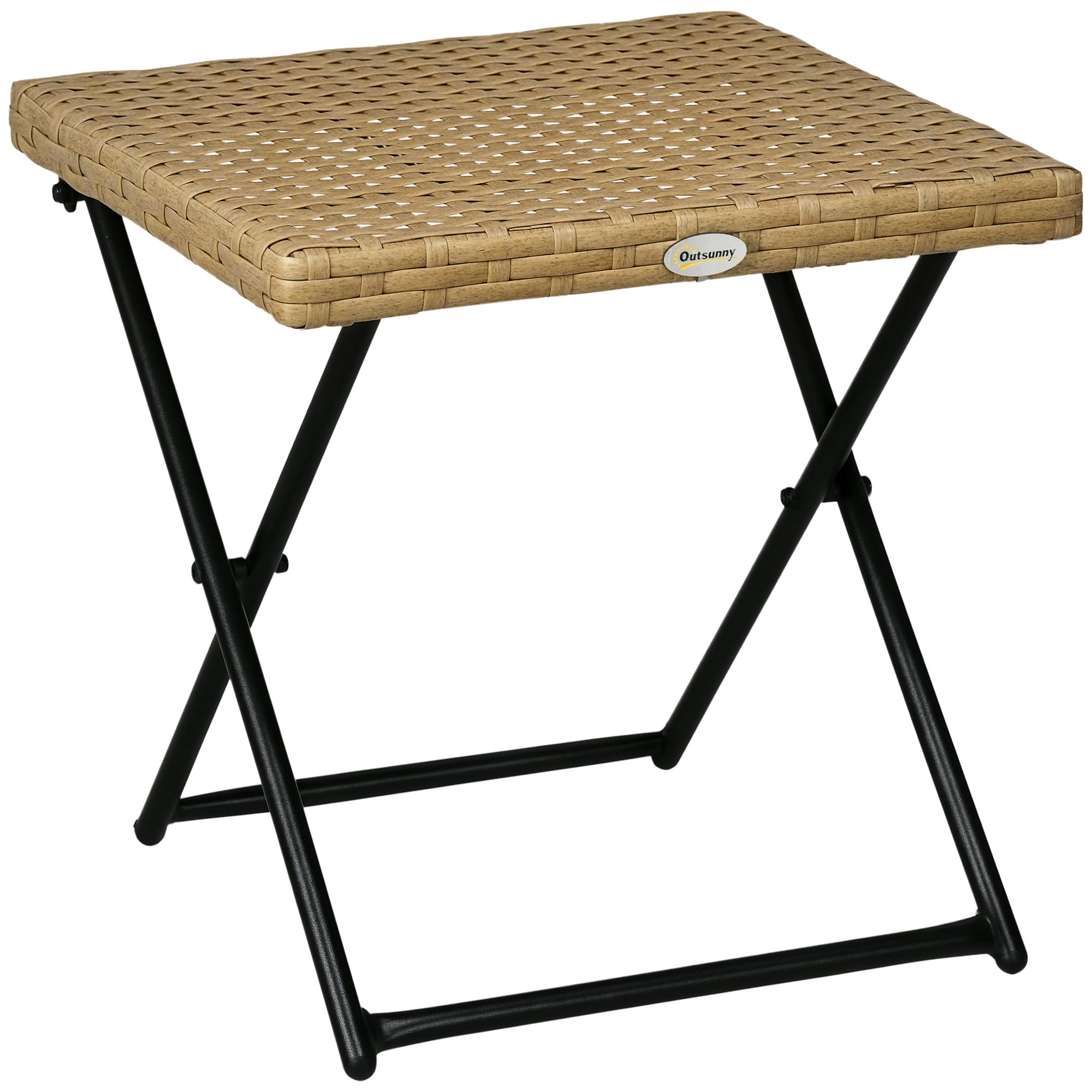 Table d'appoint de jardin pliable au style cosy chic, dimensions 40 x ...