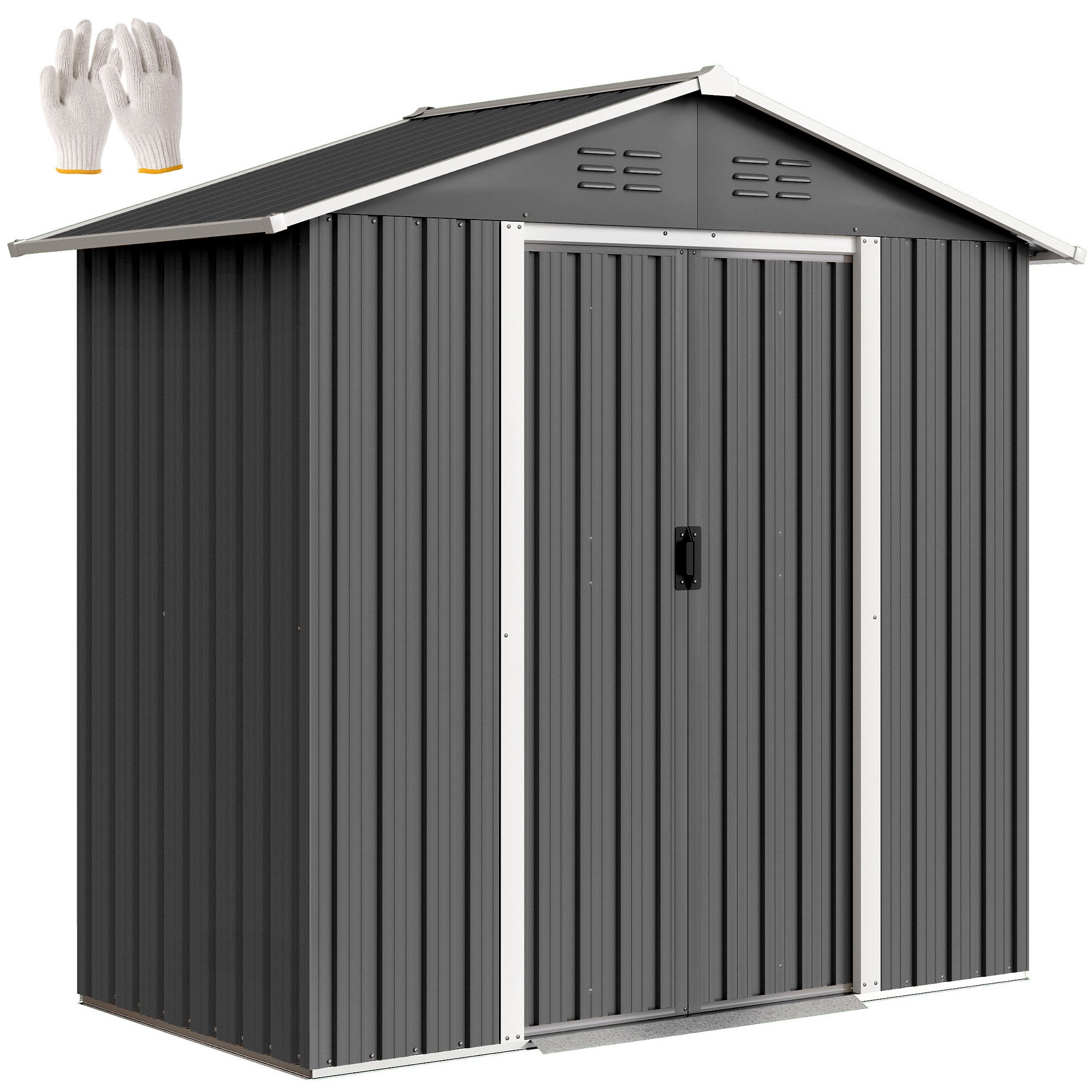 Abri de jardin en métal acier Outsunny | Leroy Merlin