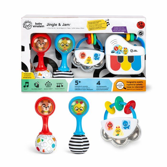BABY EINSTEIN- Coffret cadeau bébé musical Jingle & Jam 3 jouets ...