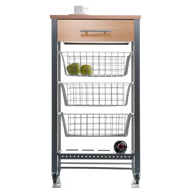 Carrello porta frutta e verdura, Carrello salvaspazio cucina DIANA ...