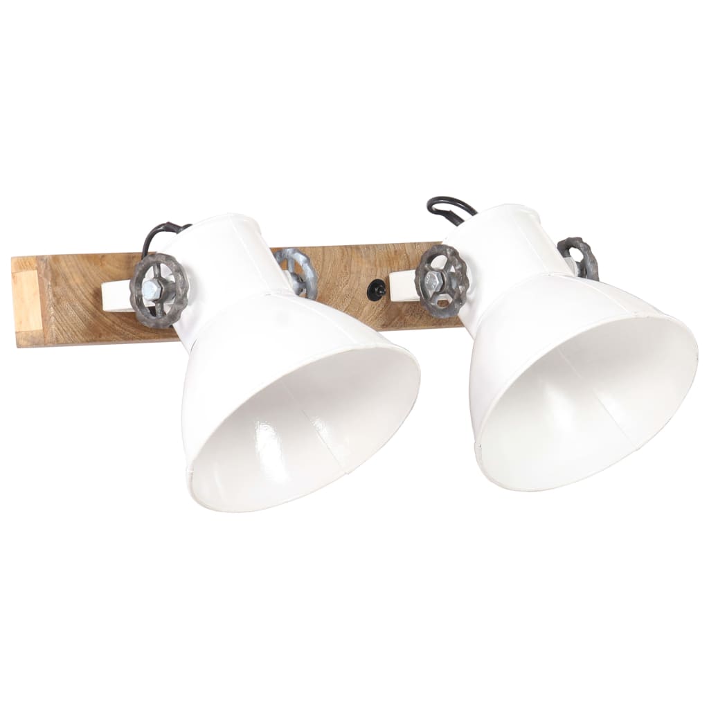 Lampe murale industrielle Blanc 45x25 cm E27 CFW14659 | Leroy Merlin