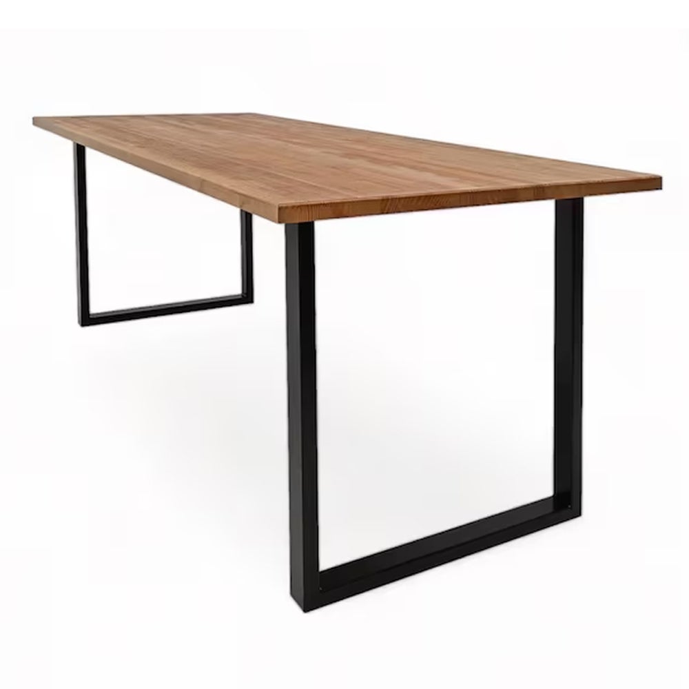 RAW WOOD® Table à manger | Modèle Kasa | Finition Dark | 140x75x80cm ...