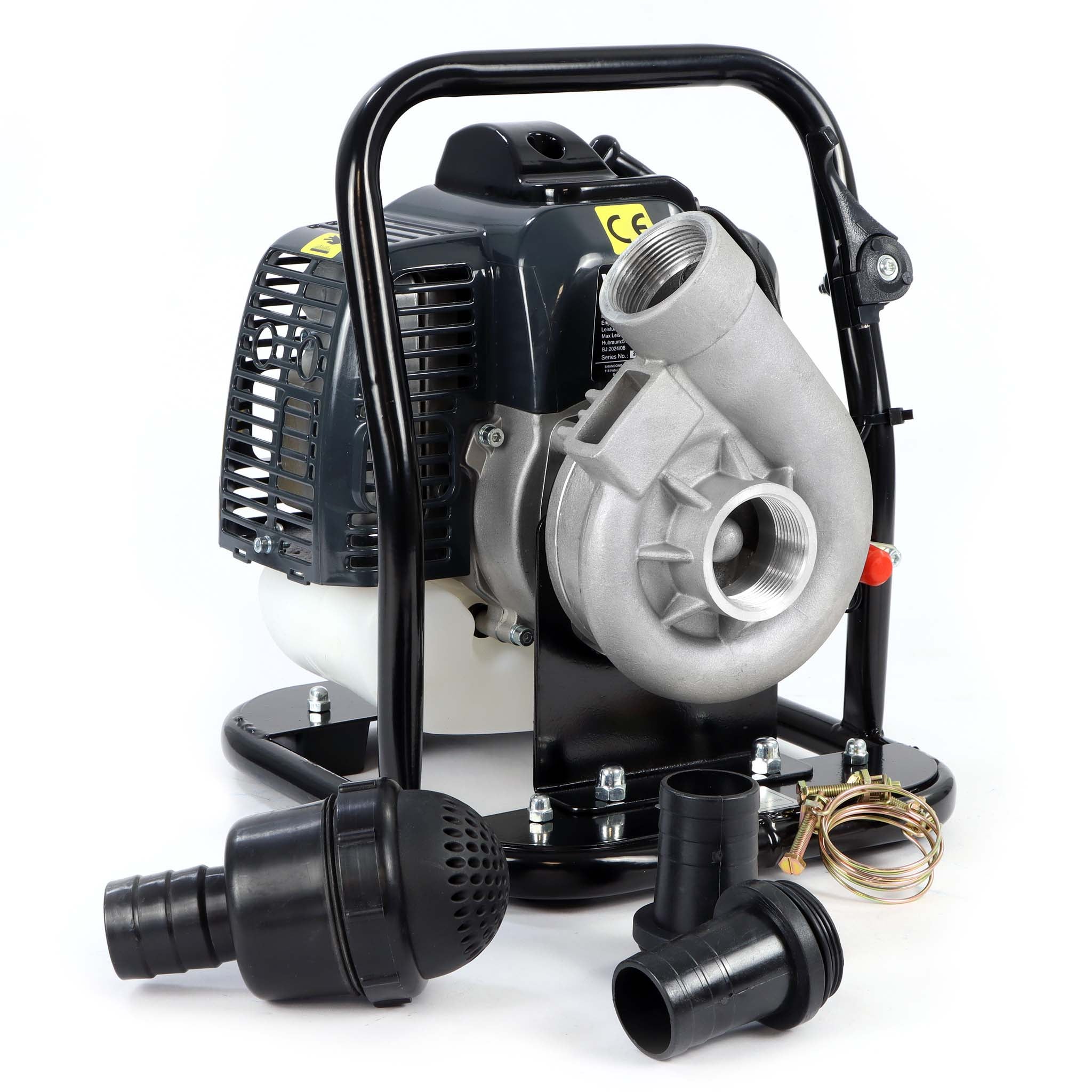 Wiltec Pompe immergée Pompe à eau à Essence 1,45 kW 15 m³/h Pompe de ...