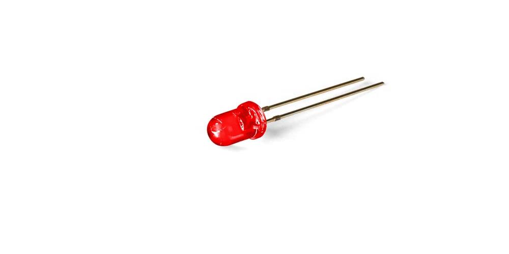 Kingbright LED STANDARD 5mm - ROUGE TRANSPARENT | Bricoman