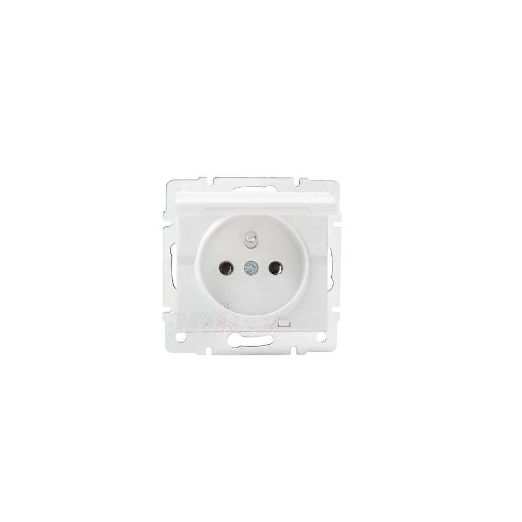 Plug con IP44 Water Resistance Cap Logi White | Leroy Merlin