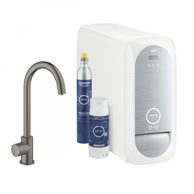 Grohe Blue Home Mono C-spout Starter Kit 31498 Grifo mono con función ...
