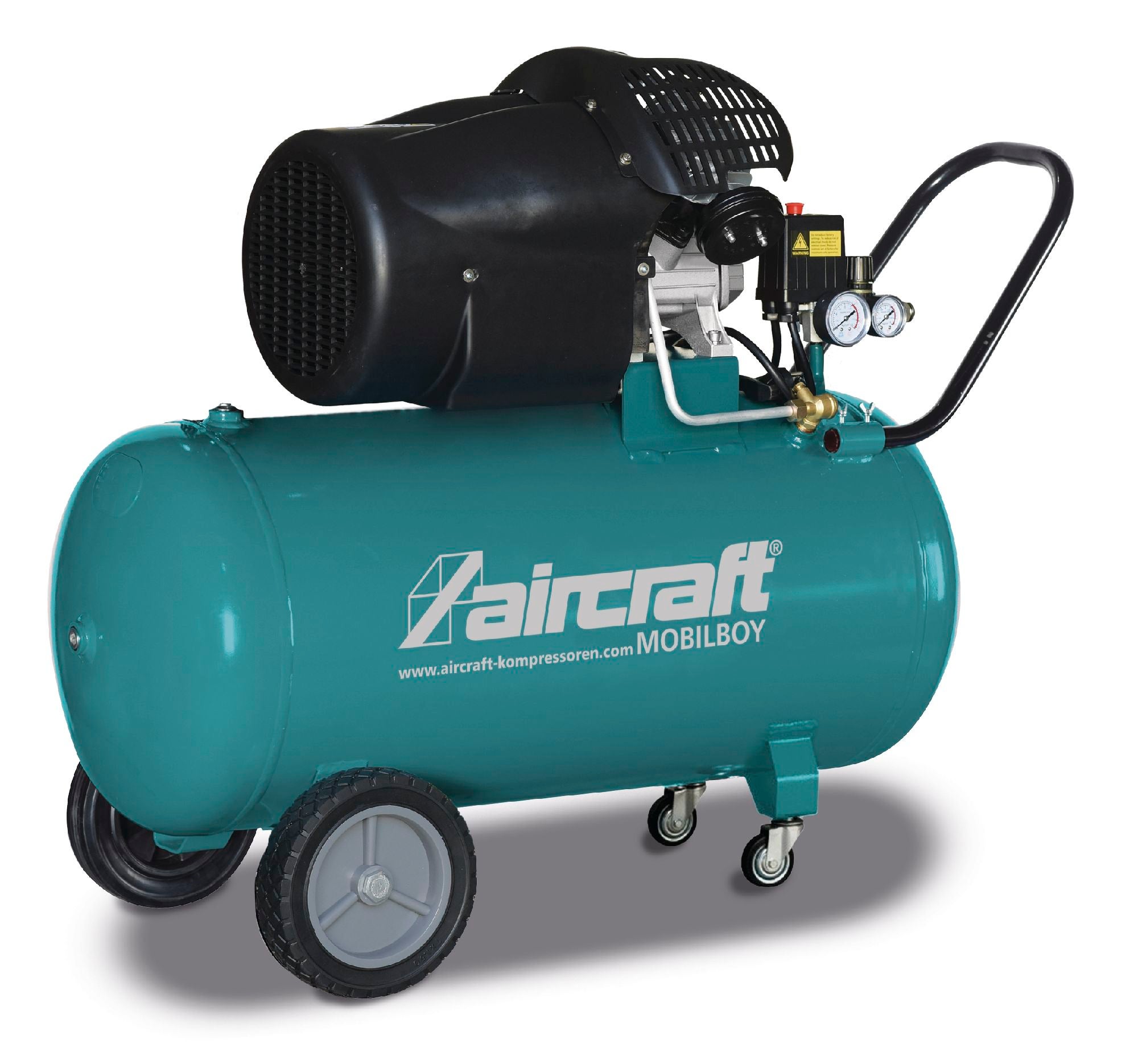 Compresseur mobile 10 bars 100l 230V 420l/min Aircraft MOBILBOY 421/100 ...