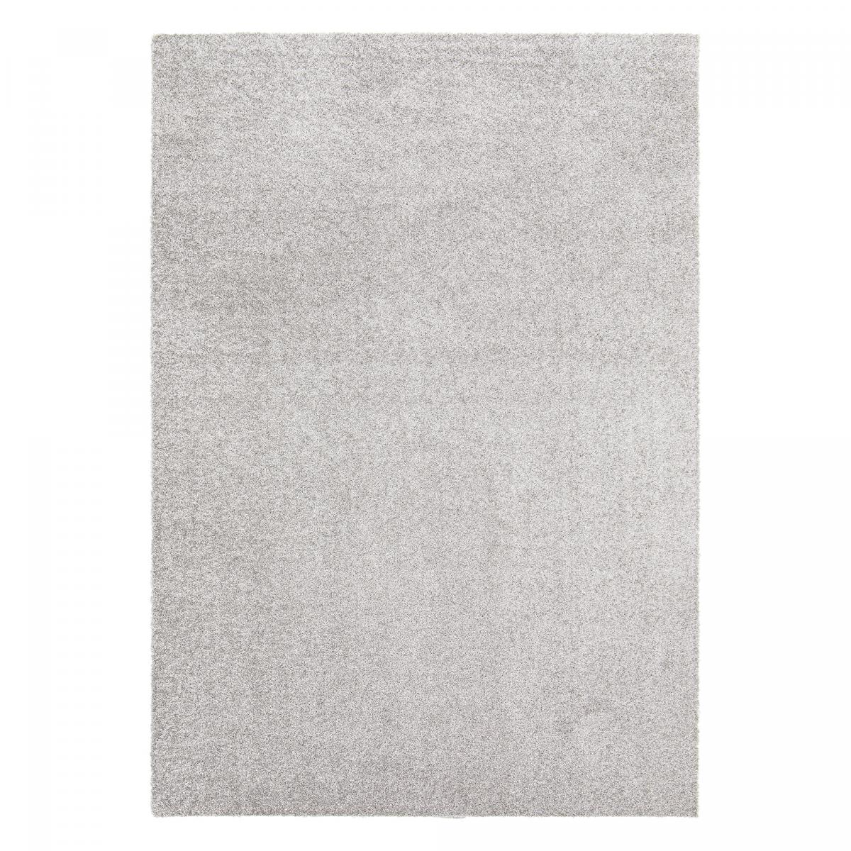 Alfombra dormitorio 80x150 tejida gris rectángulo liso ALEGRIA | Leroy ...