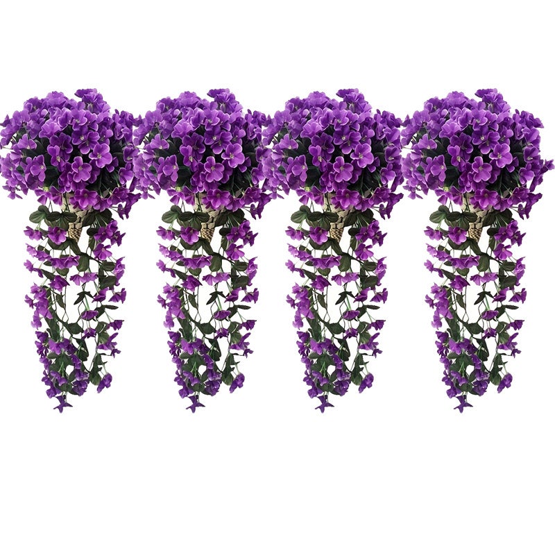 Paquete de 8 hortensias artificiales para colgar en la pared, color ...