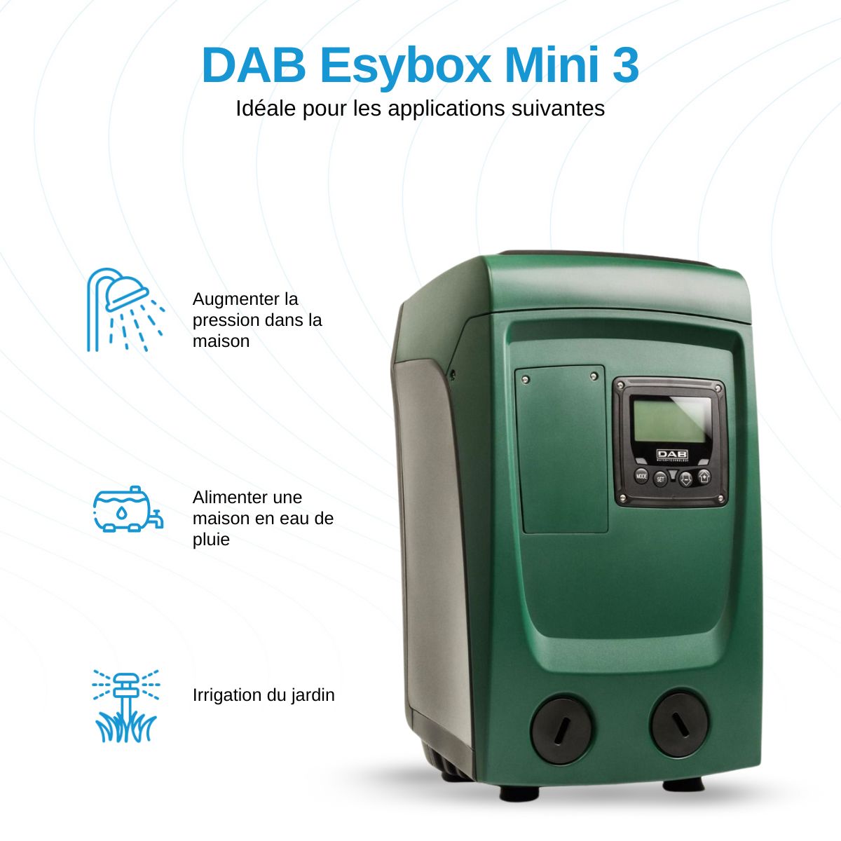 Sistema di Pressurizzazione DAB ESYBOX MINI 3 - Pompa Autoadescante con ...