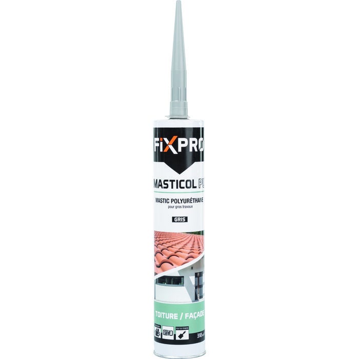 Mastic polyuréthane - FIXPRO - Masticol PU - Gris - Vendu à l'unité ...