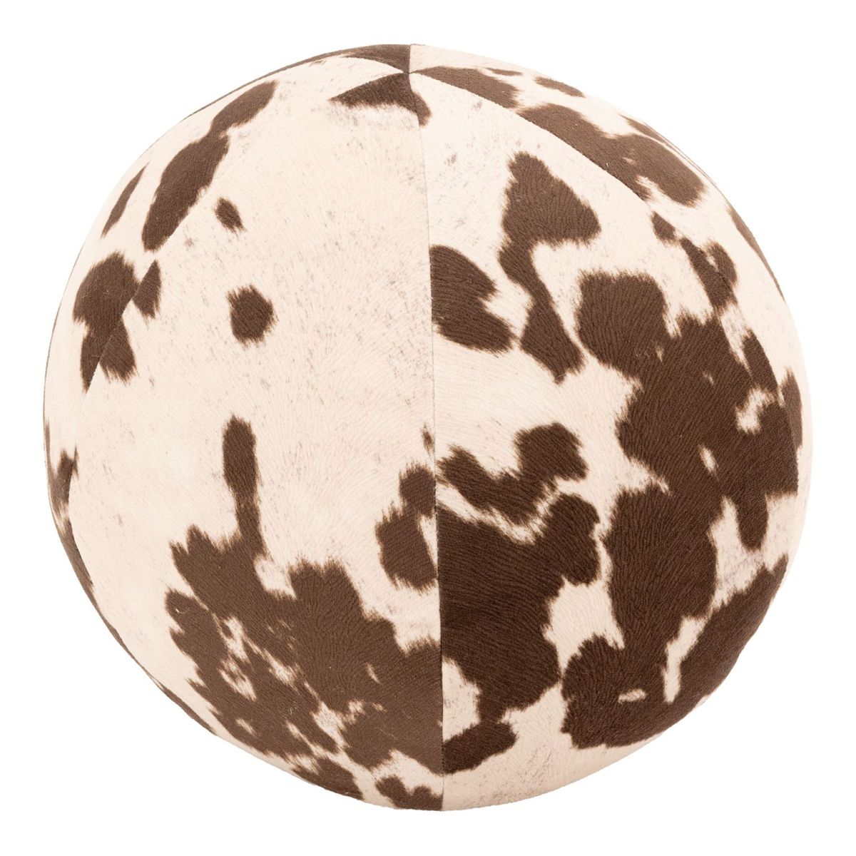 Coussin/pouf boule effet peau de vache Grand Aubry Gaspard | Leroy Merlin