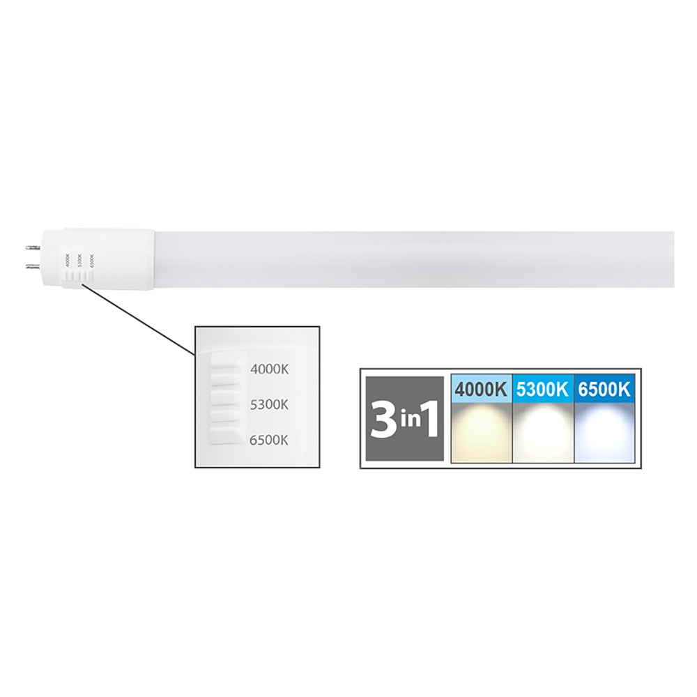 NÉON LINÉAIRE EN VERRE LED CHANGEANT DE TON 18W = 130W - mm 1200 x Ø 26 ...