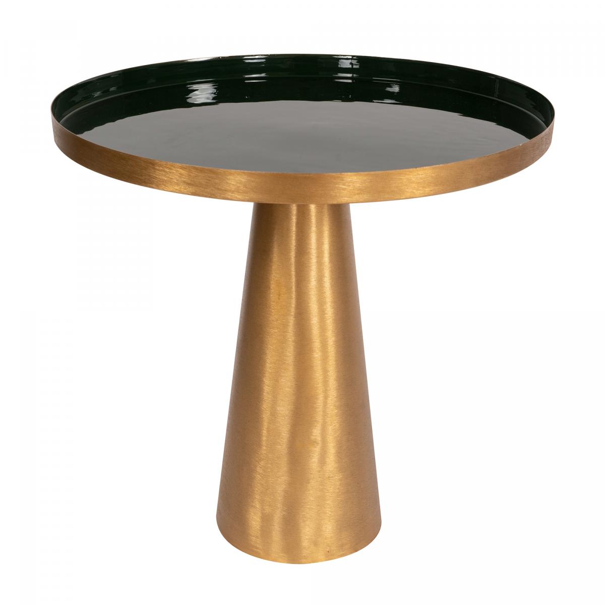 Table basse fait main en fer EBI 51x51 vert foncé | Leroy Merlin