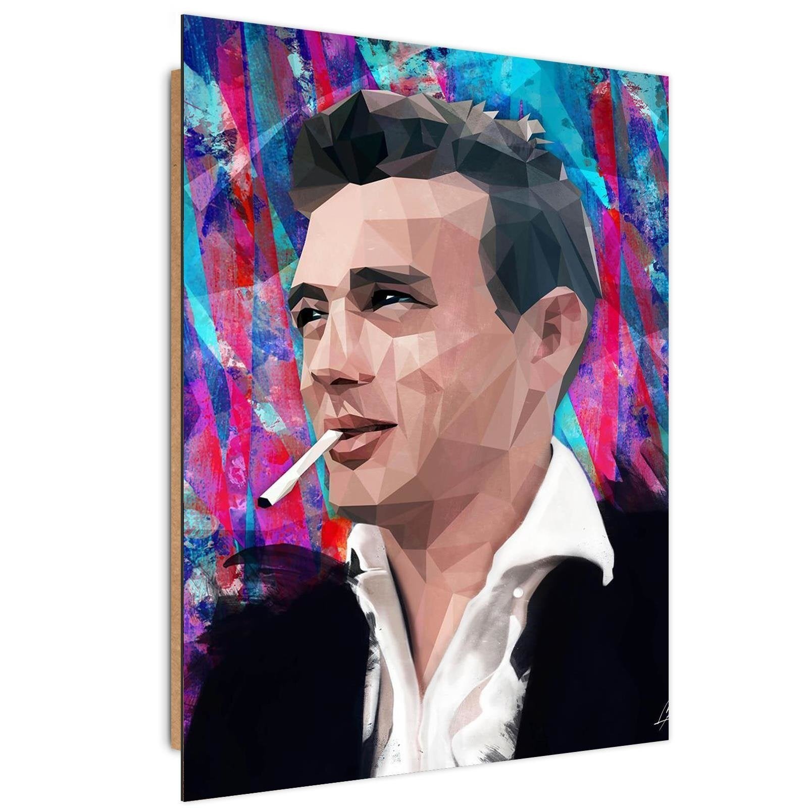 Tableau bois portrait de James Dean - 70 x 100 cm | Leroy Merlin