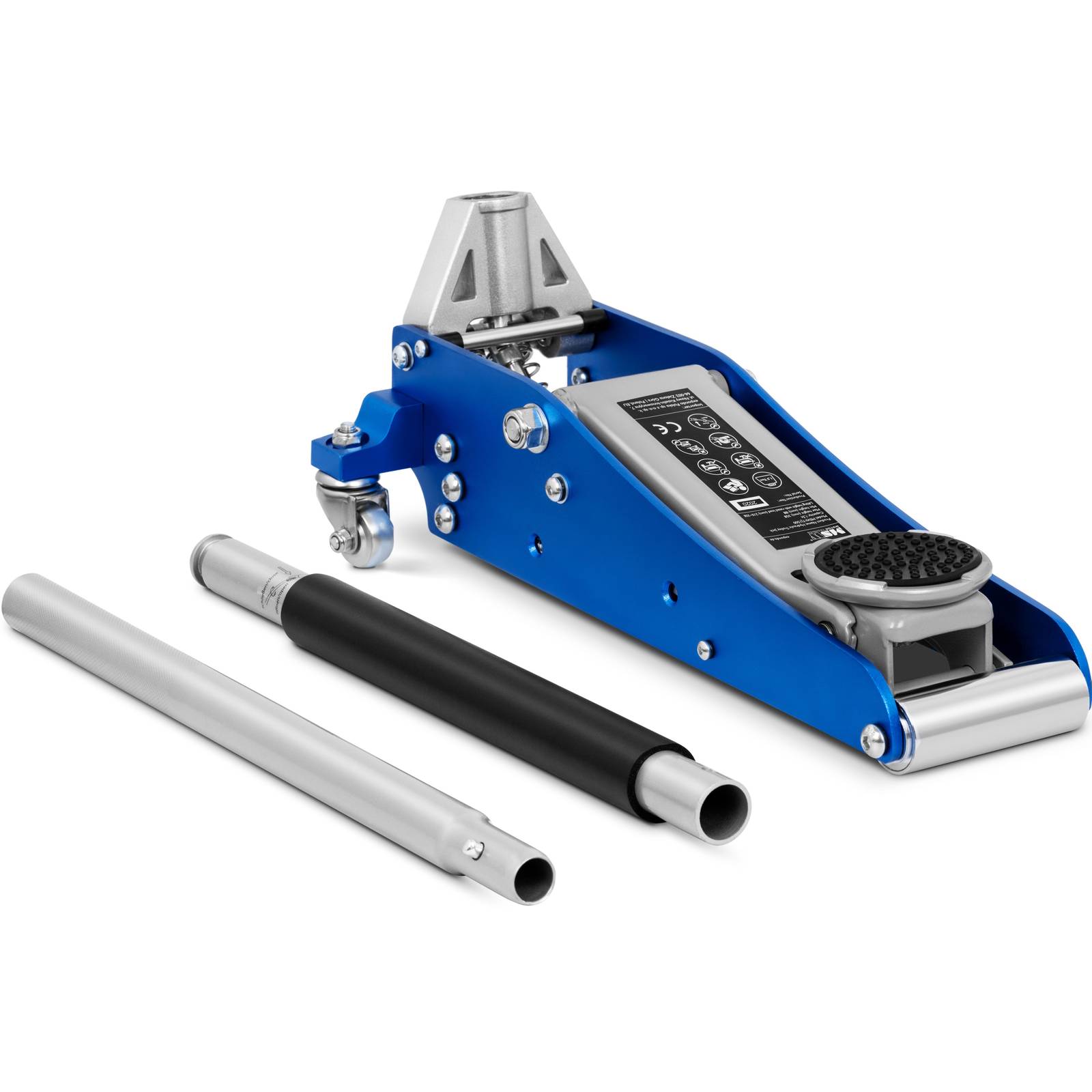 Cric Auto Idraulico A Carrello 1.500 kg Sollevatore Veicoli Martinetto ...