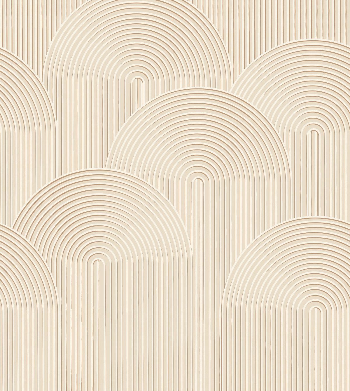 Papier peint panoramique effet 3D beige clair - 250 x 279 cm - ESTAhome ...