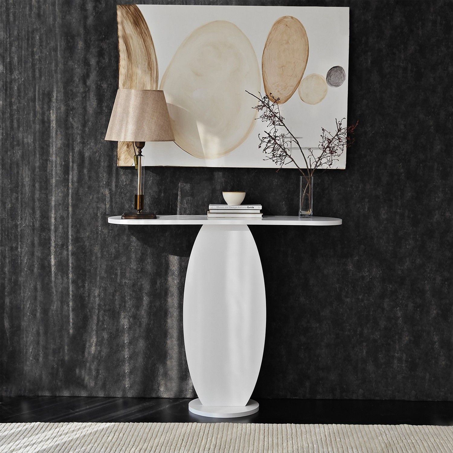 Console design Cynthia L100cm Blanc | Leroy Merlin