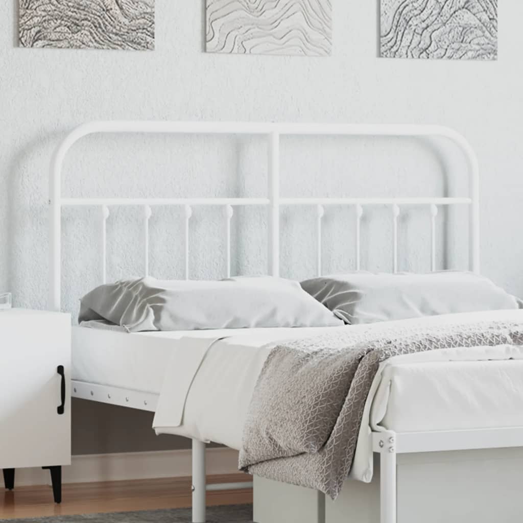 Tête de lit de remplacement métal blanc 135 cm | Leroy Merlin