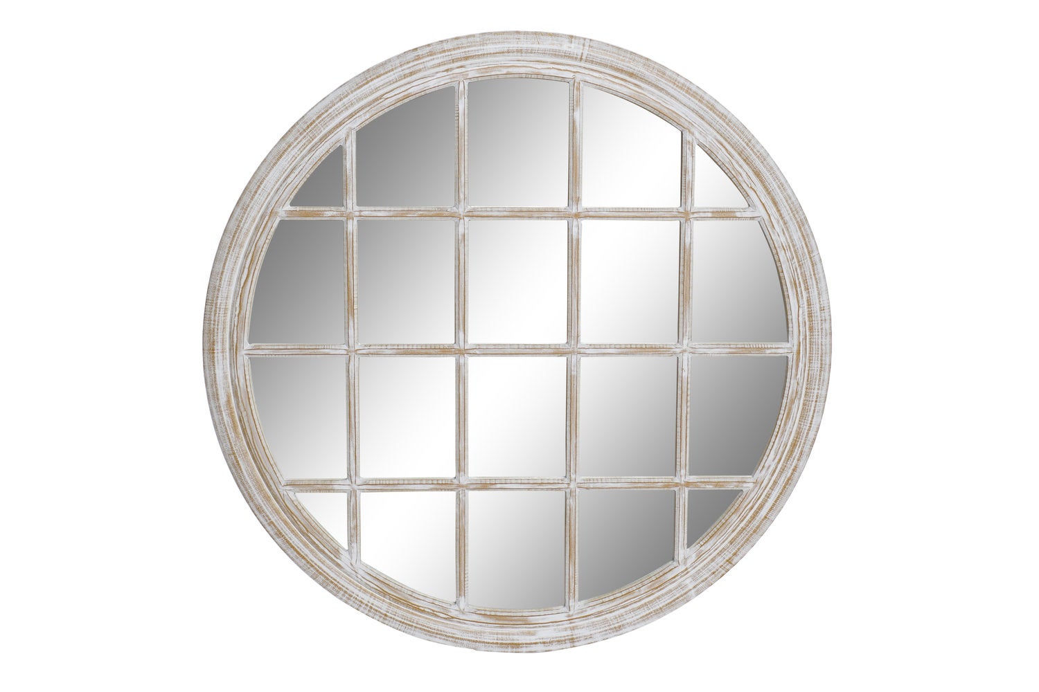 Espejo Mdf Cristal 90X2,5X90 Decape Blanco | Leroy Merlin