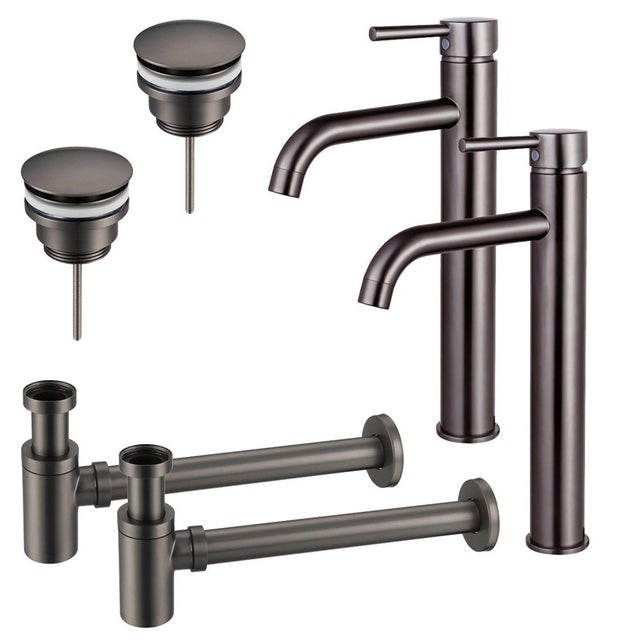 Fortifura Calvi Kit robinet lavabo - pour double vasque - robinet ...