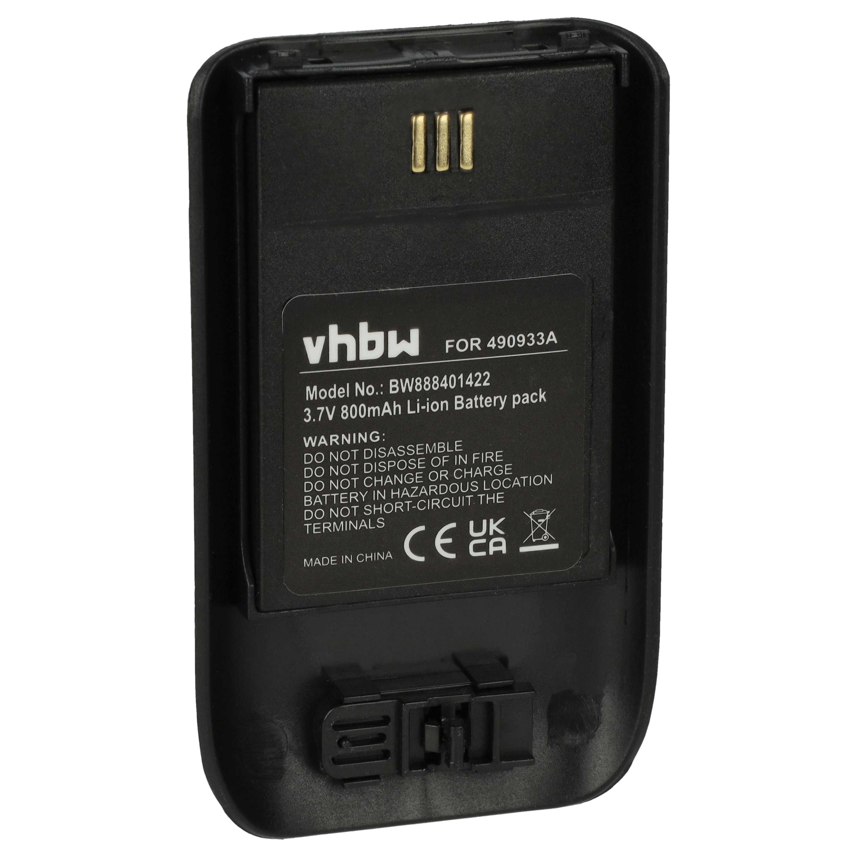 Vhbw Batterie compatible avec Ascom D63, i63, DECT 3735, DH7 téléphone ...
