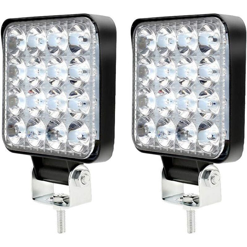 Projecteur de travail LED étanche 48 W – Convient aux voitures, camions ...