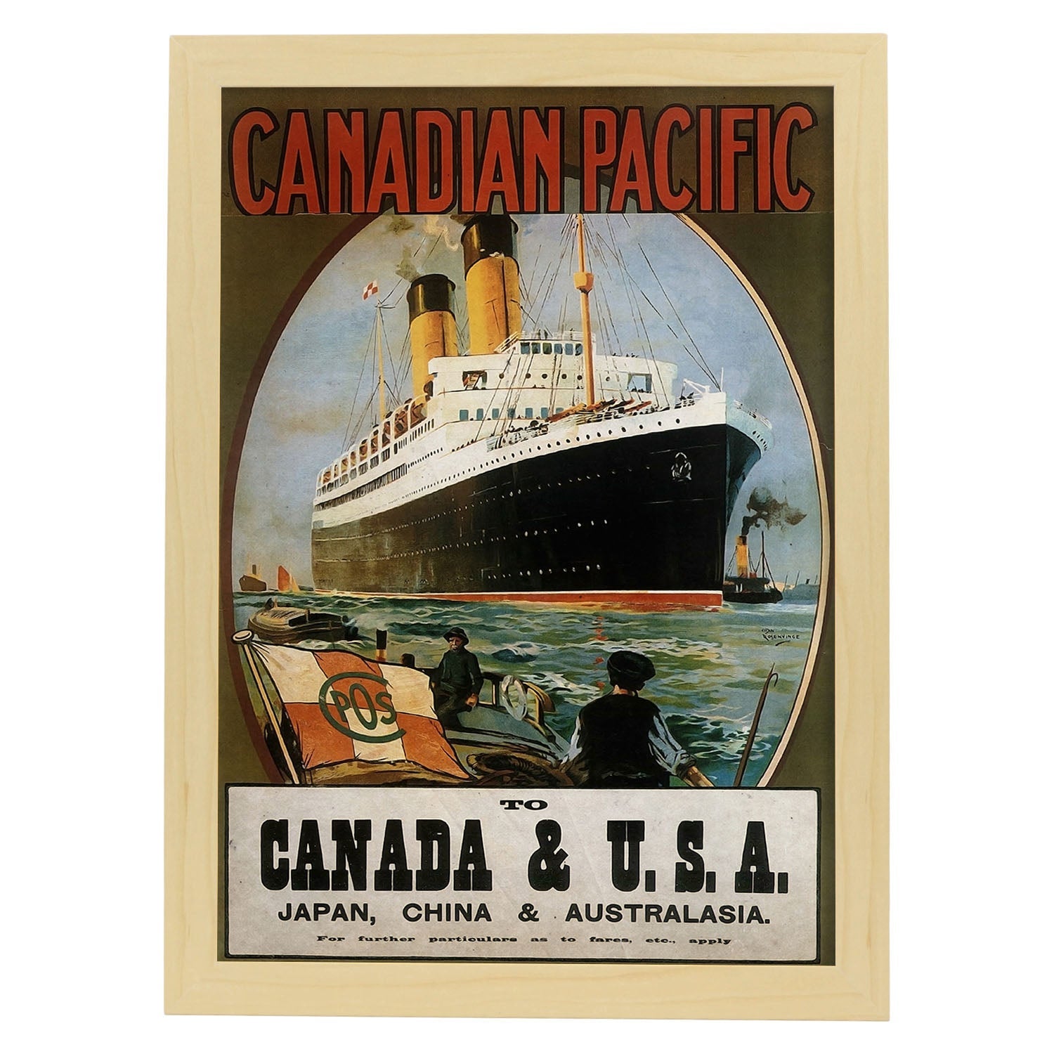 Affiche Vintage Du Canada Et Des États-unis. Avec Des Images ...