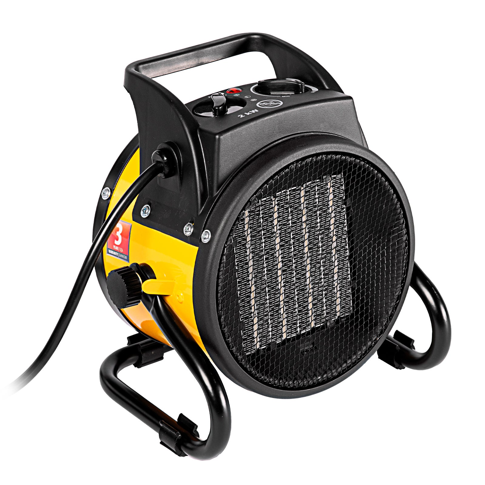 DENZEL - Chauffage d'appoint électrique DHC 2-100 - 2kw | Leroy Merlin