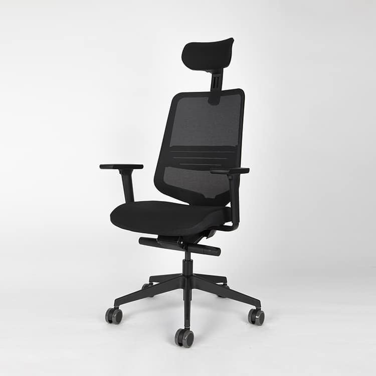 Chaise de bureau ergonomique Forma 5 Dot Pro Headrest - Carbon Black ...