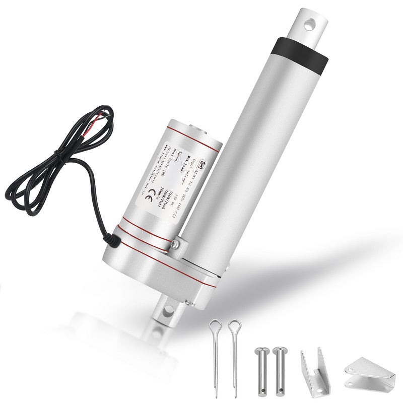 Actionneur linéaire Actionneur linéaire électrique 12V à haute résistance 1500N de course de ...