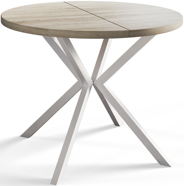 Table ronde 100 cm extensible au meilleur prix | Leroy Merlin