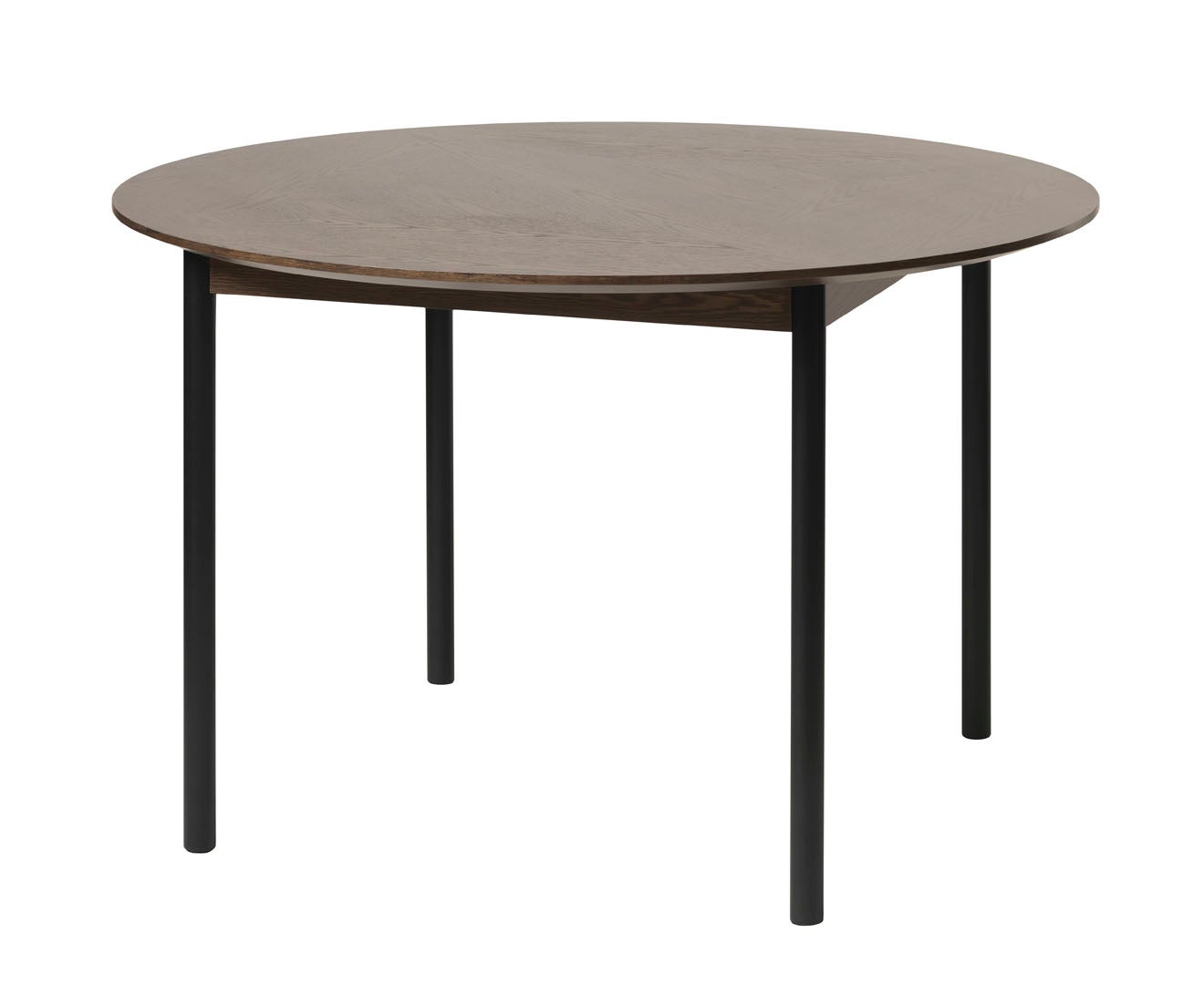Latina Table de salle à manger diamètre 120 cm, finition chêne espresso ...