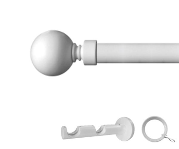 KIT BARRE DE RIDEAU 20mm. LARGEUR 150cm. | Leroy Merlin