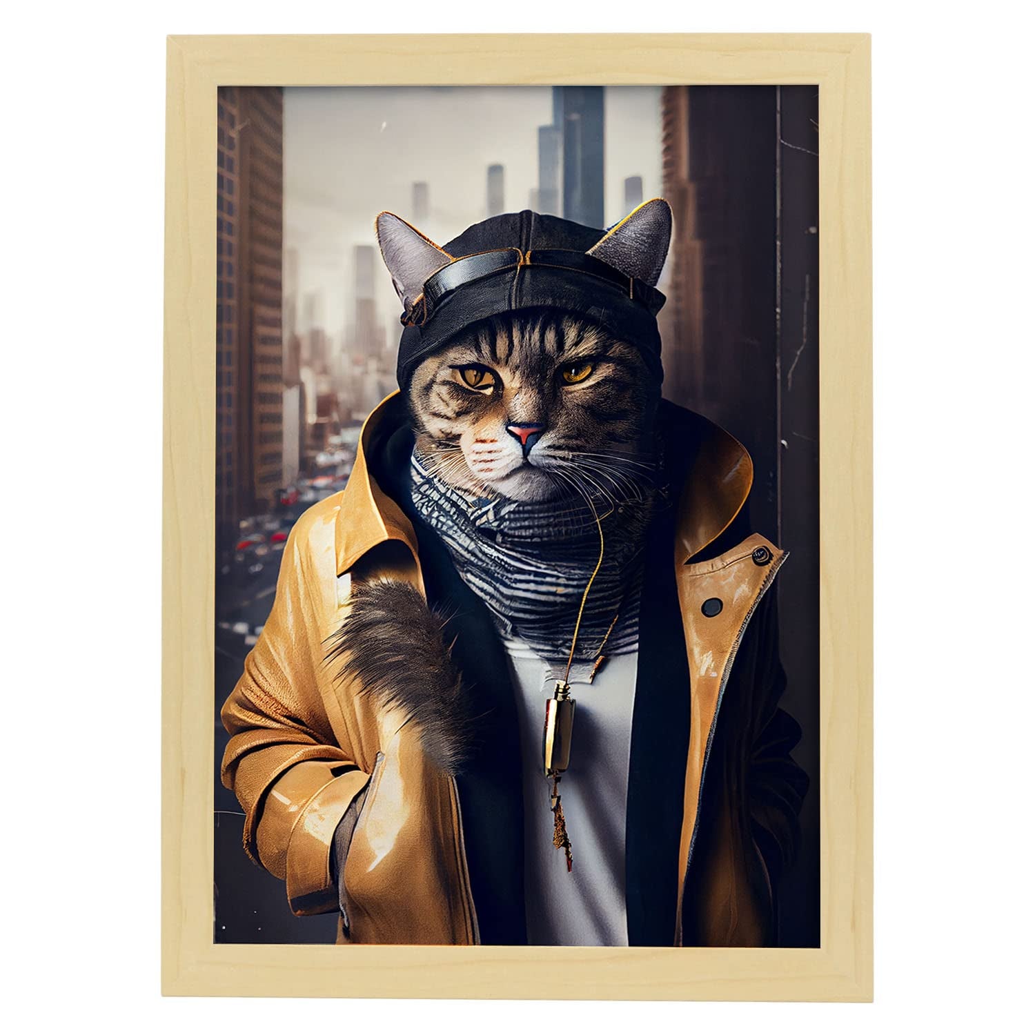 Nacnic Lámina Gato Habana Brown Confiado En Estilo Fotografía ...