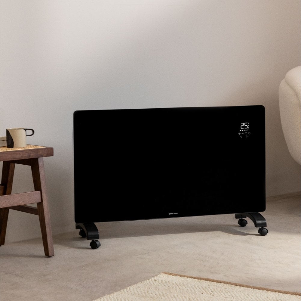 CREATE - WARM CRYSTAL 2500W - Convector eléctrico de cristal con WiFi ...