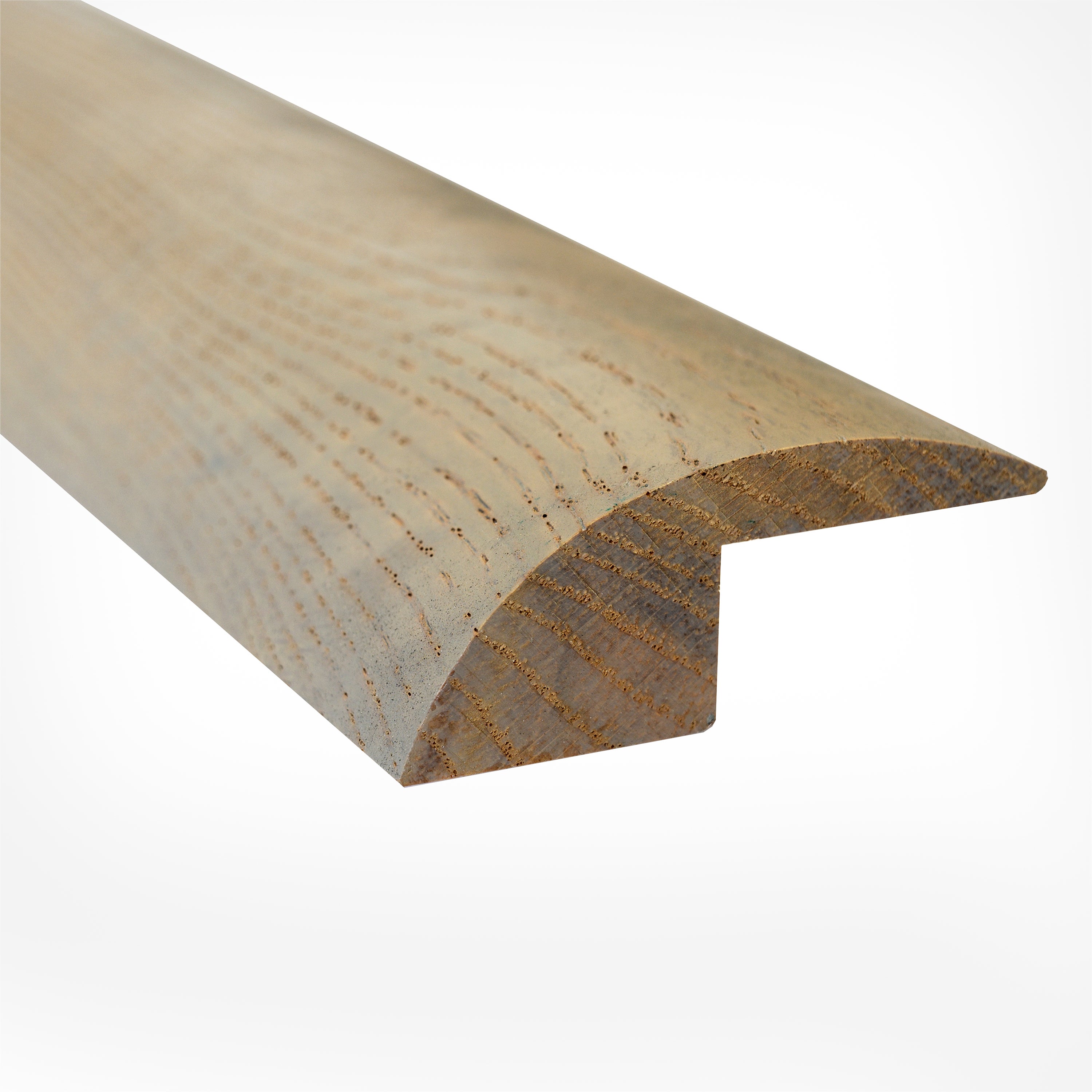 Barre de Seuil en Bois Chêne Massif Verni Mat - Aspect Bois Brut ...