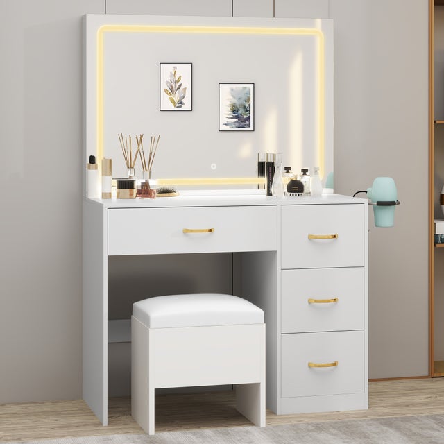 Coiffeuse led miroir au meilleur prix | Leroy Merlin