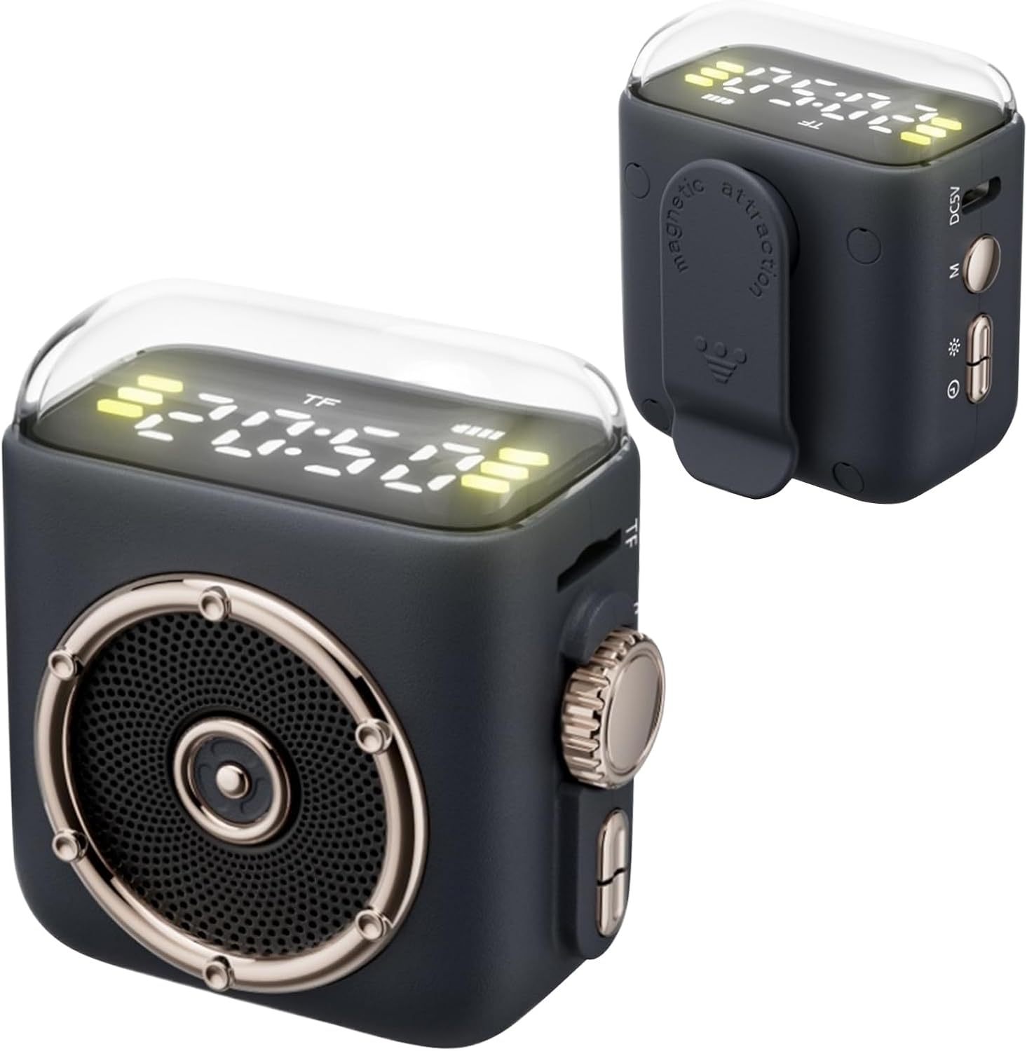 Altavoz portátil pequeño – Reproductor de música magnético – Altavoz ...