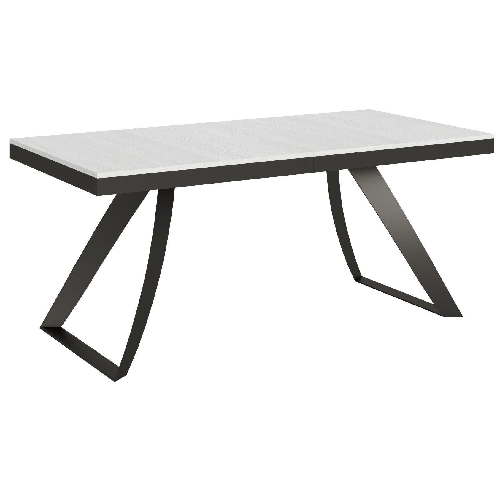 Mesa extensible 90x180/284 cm Proxy Evolution Fresno Blanco estructura ...
