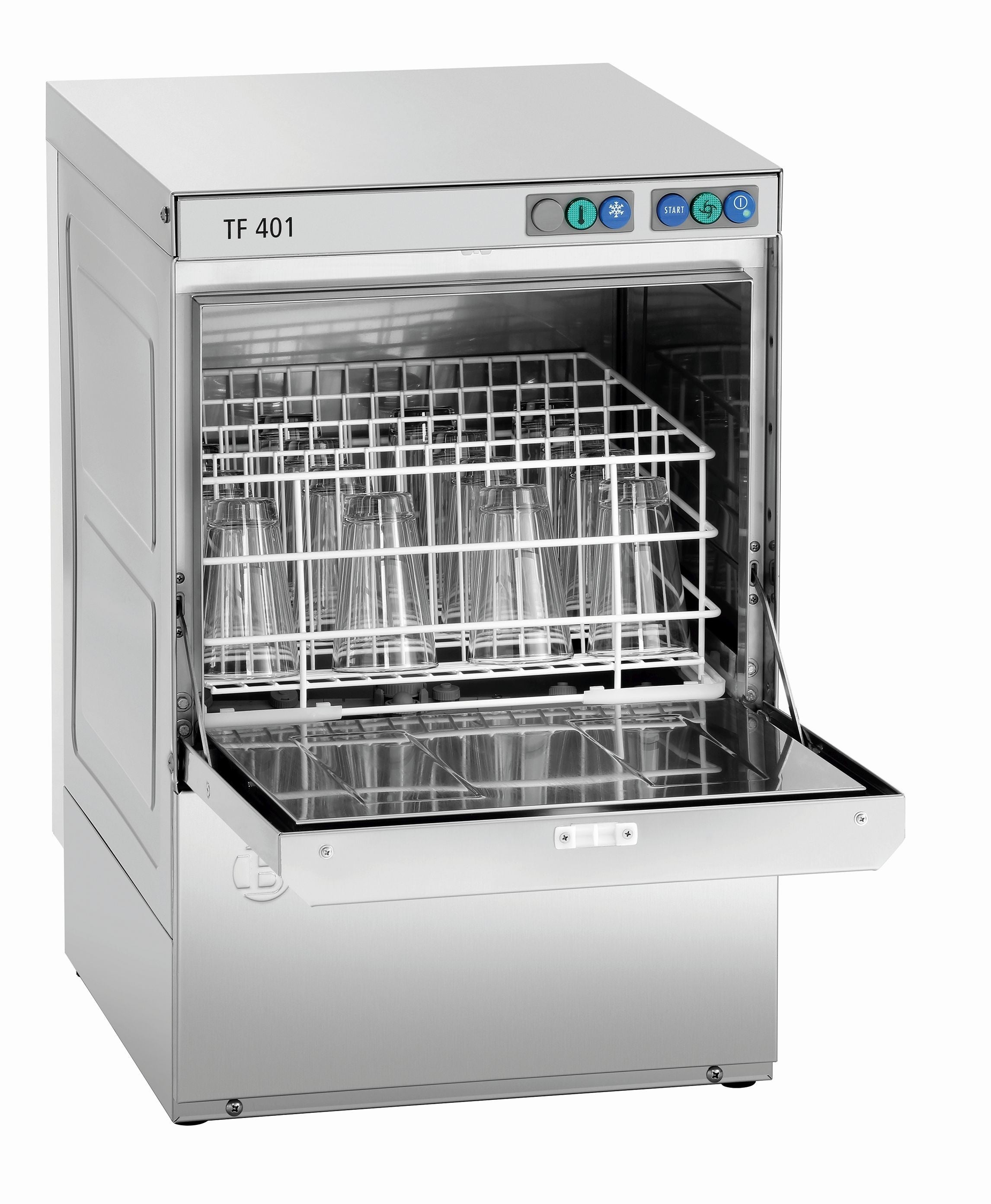 Machine à laver verre pour professionnel rinçage à froid - 400x400 mm ...