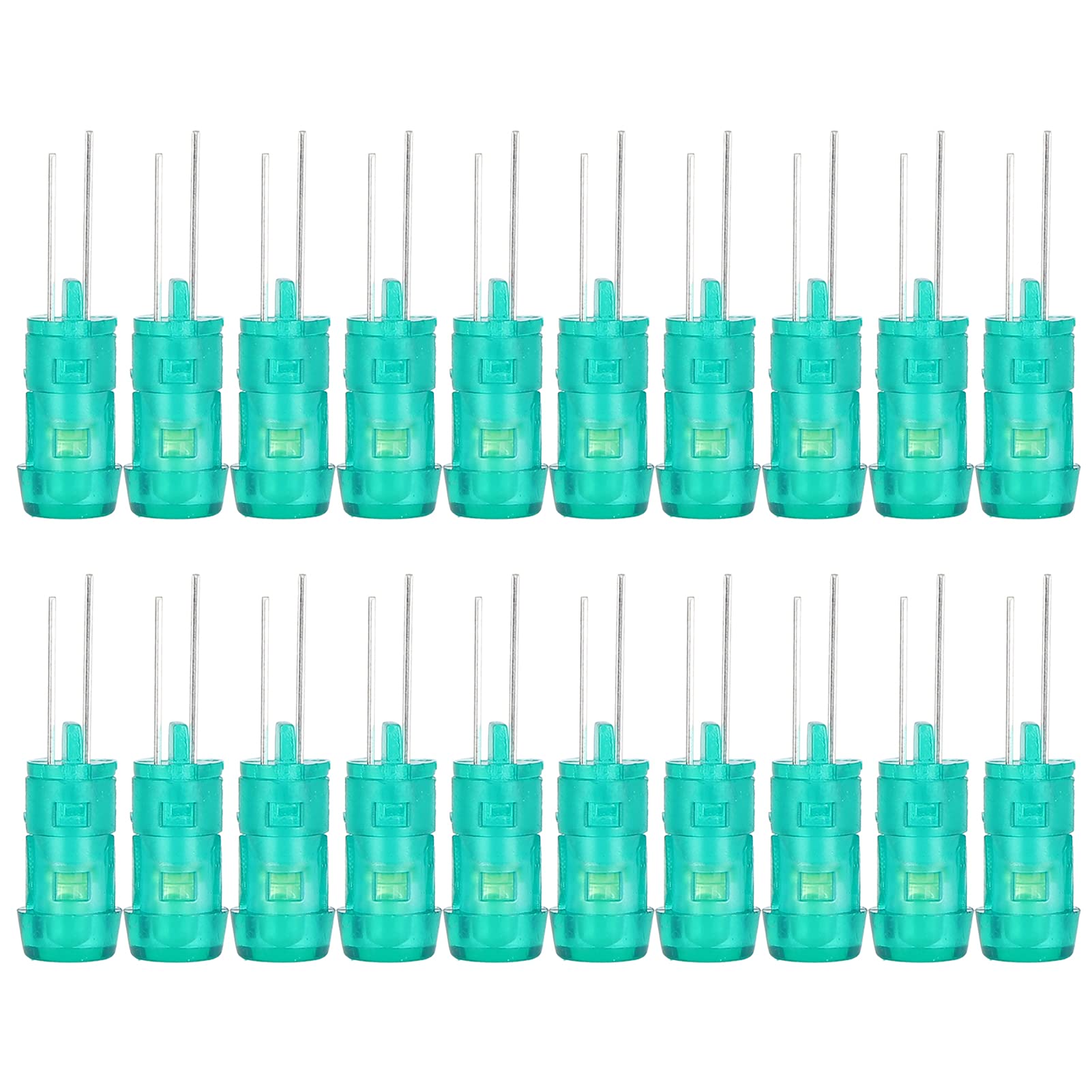 Diodo LED DIY Componente electrónico Diodos emisores de luz verde 20 ...