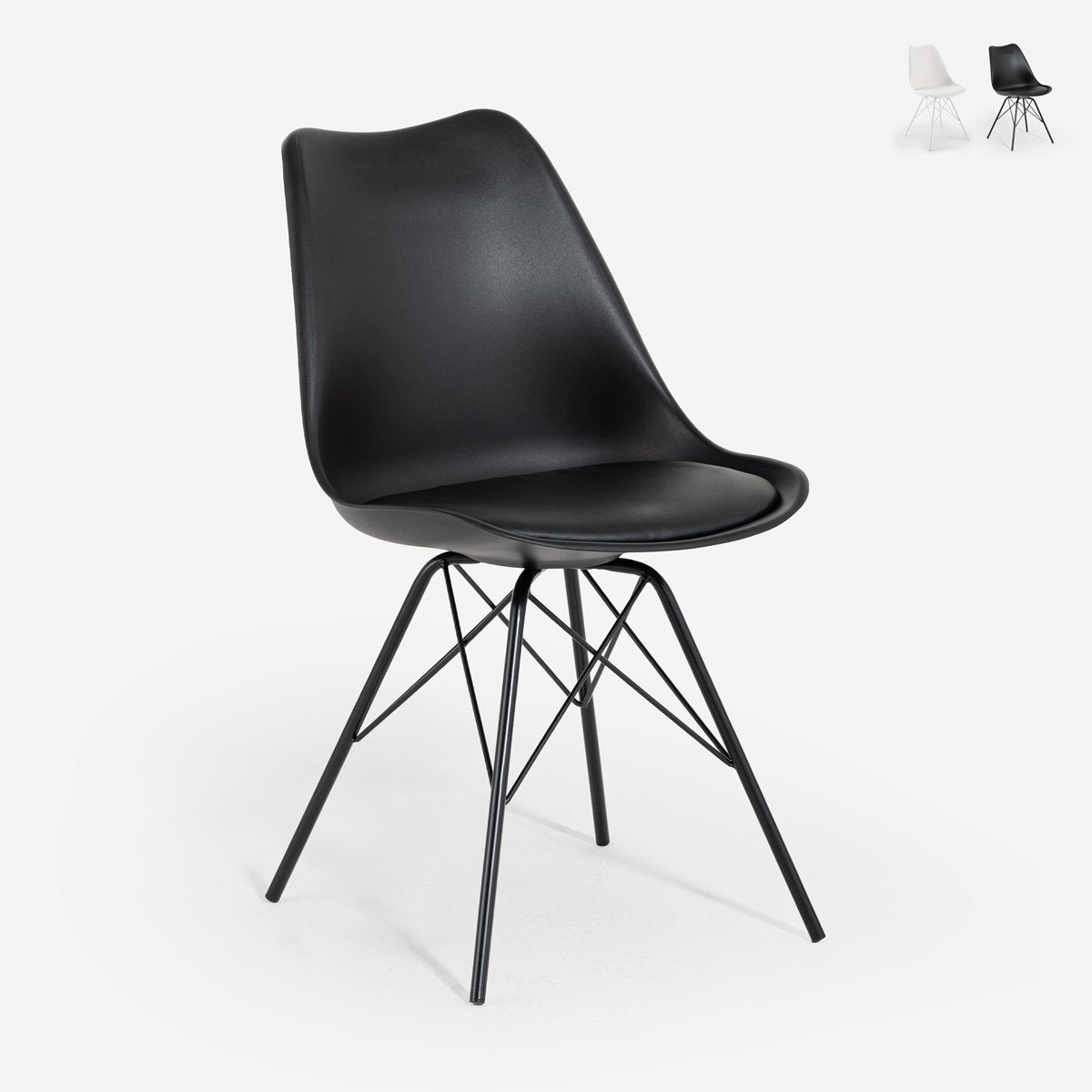 Chaise moderne design pour cuisine et salle à manger Sanja | Leroy Merlin