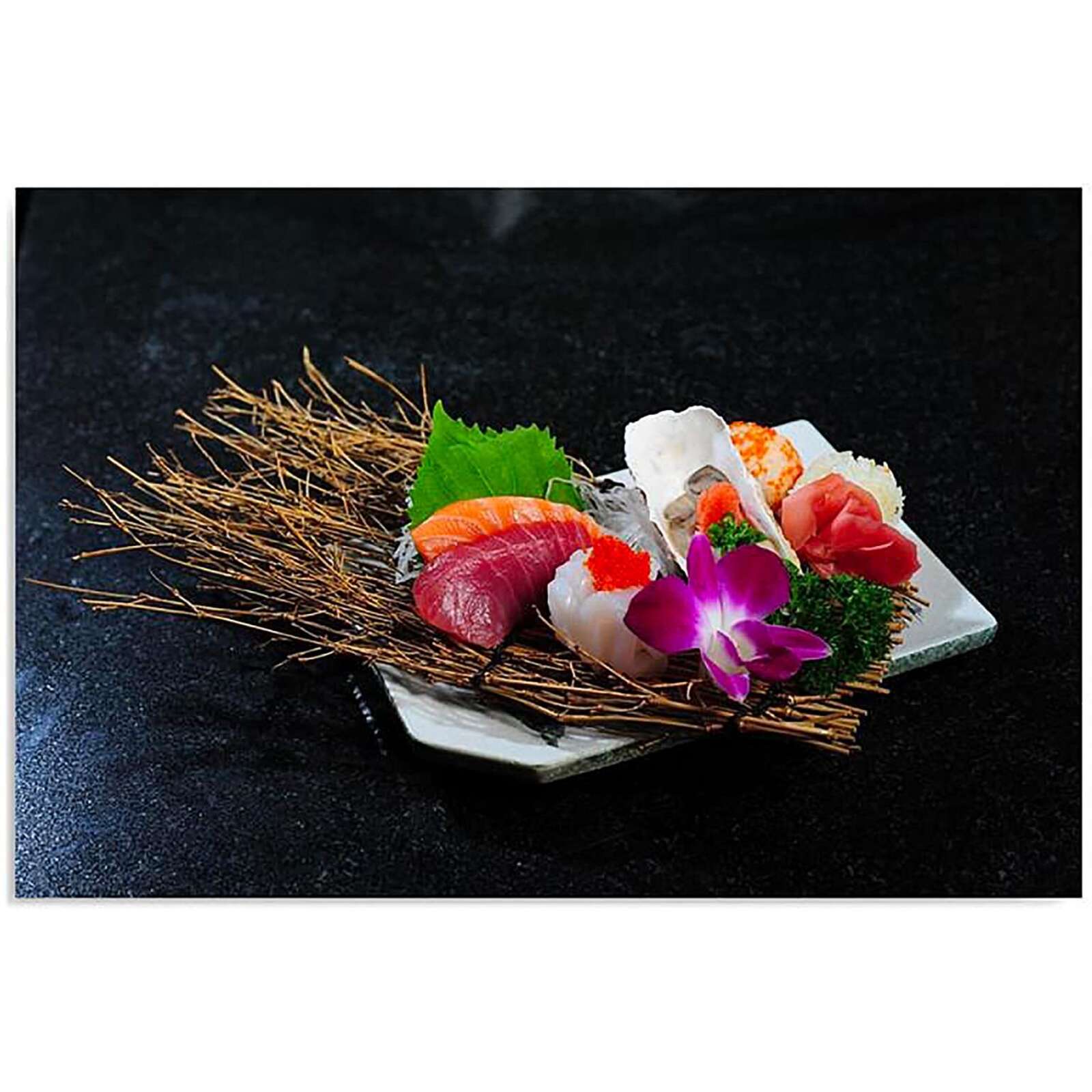 Tableau bois plat de poisson cru - 120 x 80 cm | Leroy Merlin