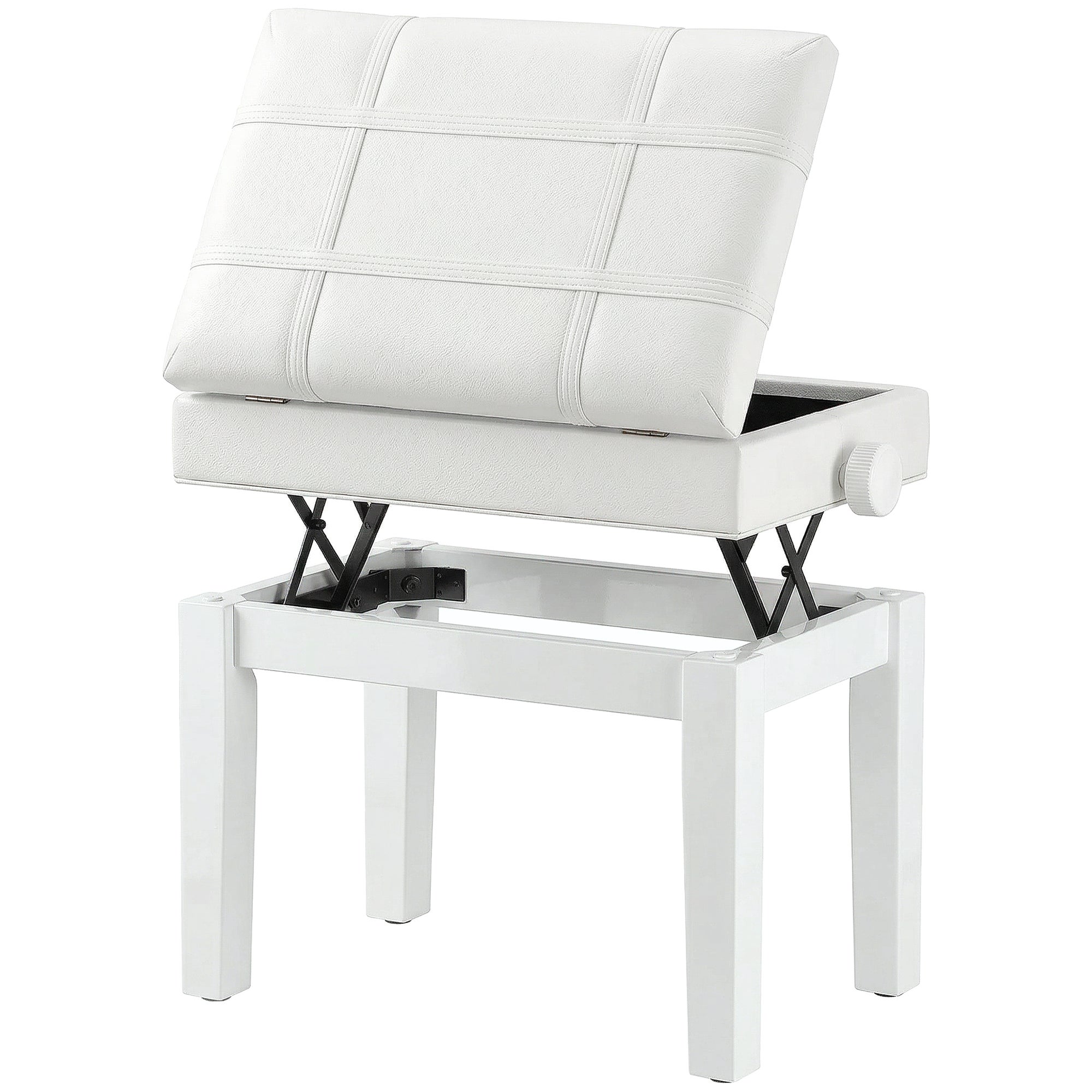 Banquette tabouret siège pour piano coffre intégré hauteur réglable ...