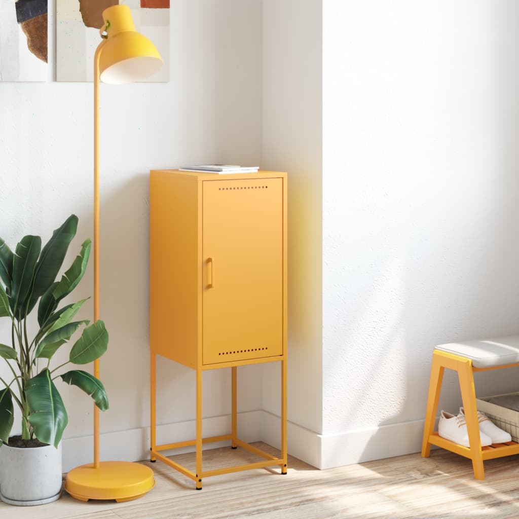 Credenza，Madia da cucina，Mobile Buffet，Armadio da Cucina Giallo Senape ...