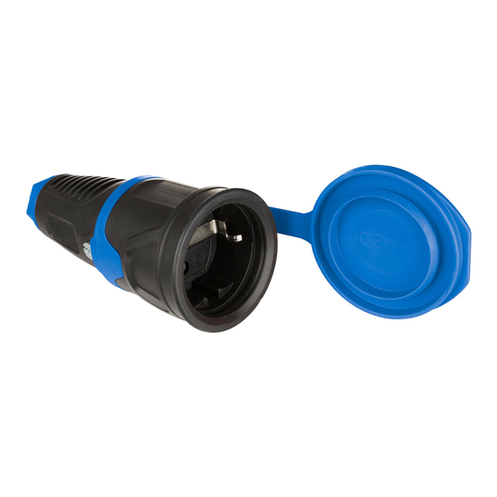 Base pneumatique en caoutchouc avec couvercle 16A 250V T/TL IP54 4,8mm ...