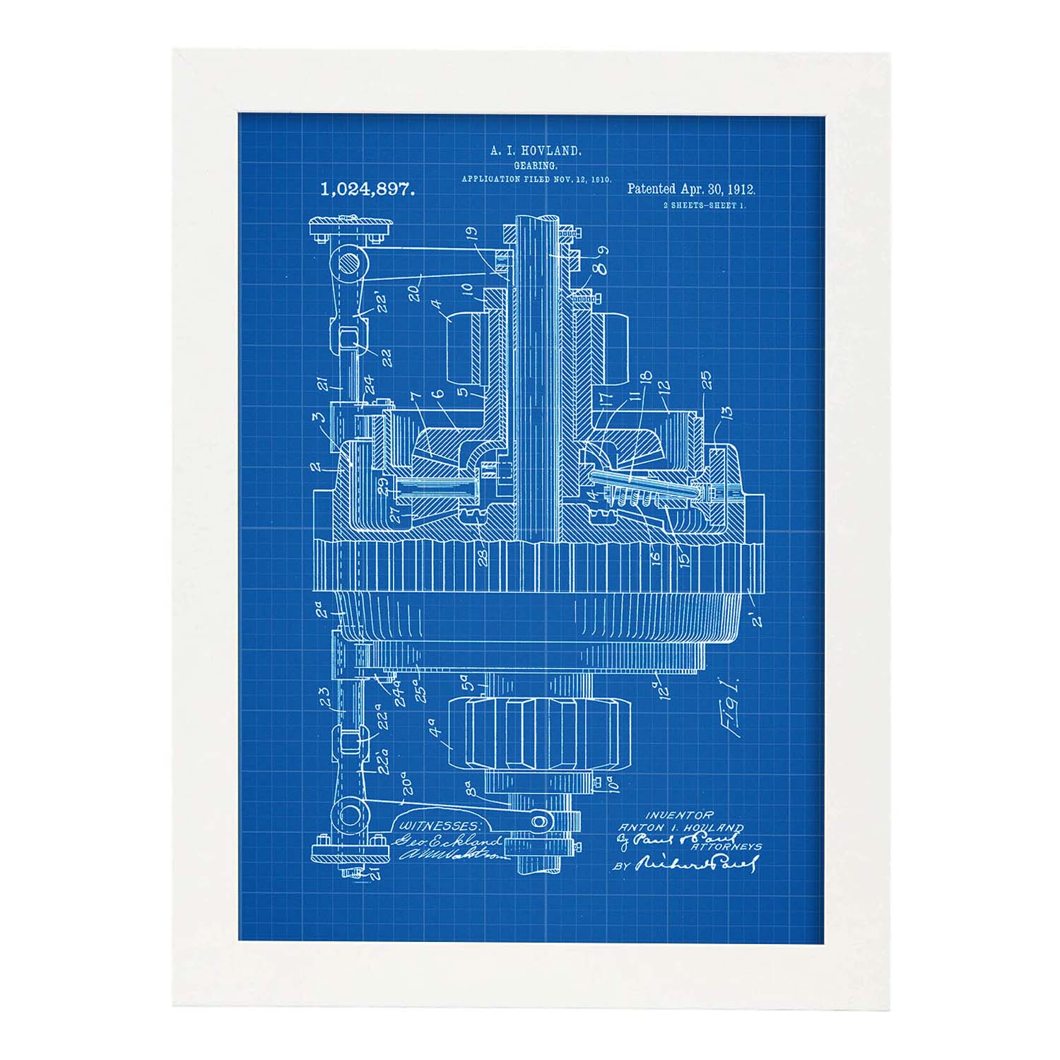Brevet Avec Brevet D'équipement. Perte Avec Old Patent Design Black ...