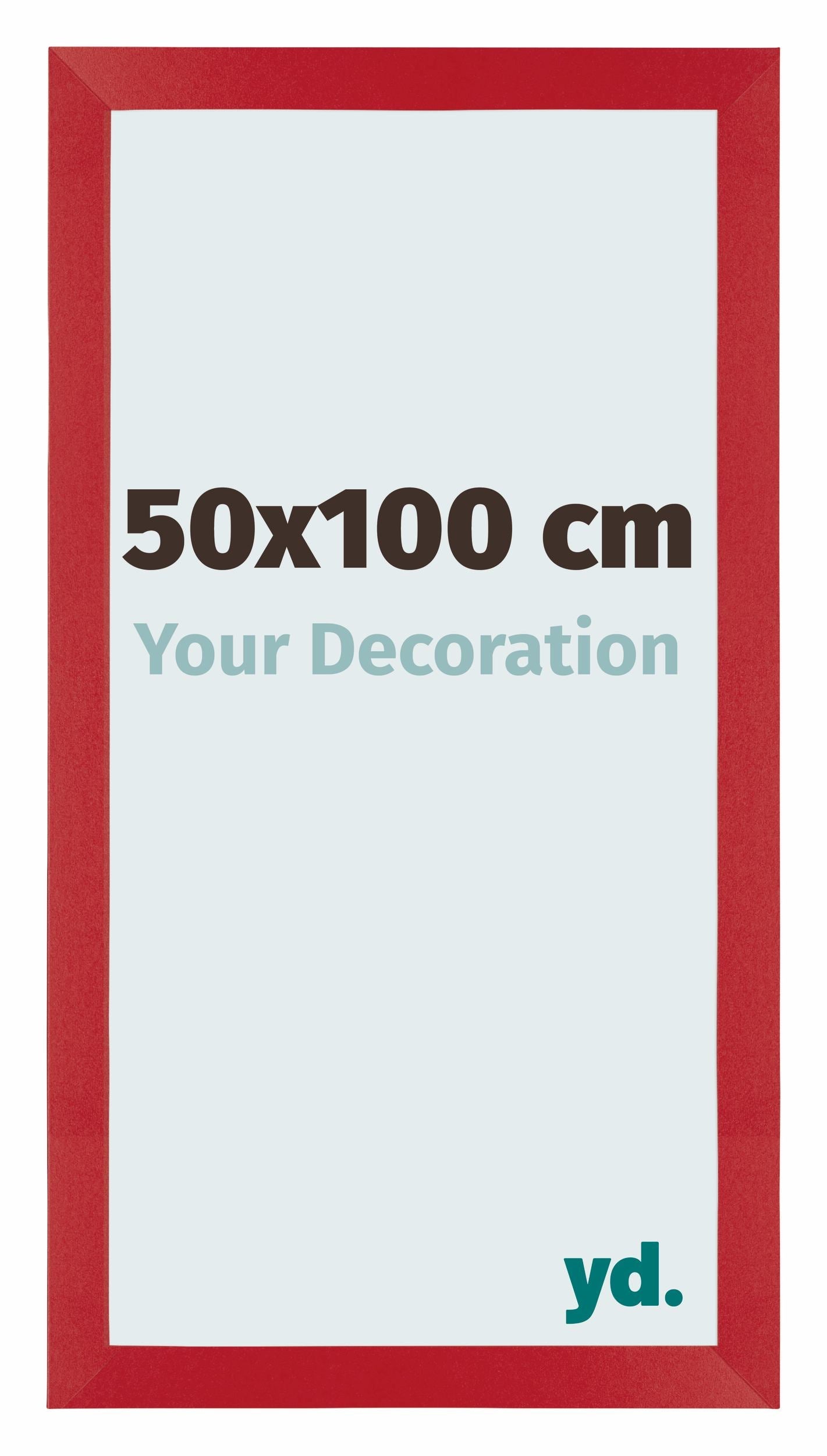 Yd. Cadre photo 50x100 cm - Rouge - MDF - Mura | Leroy Merlin